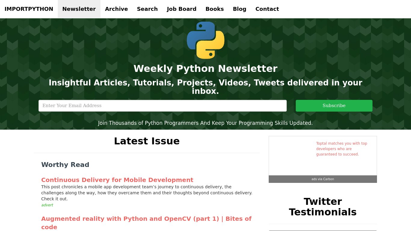 Import Python