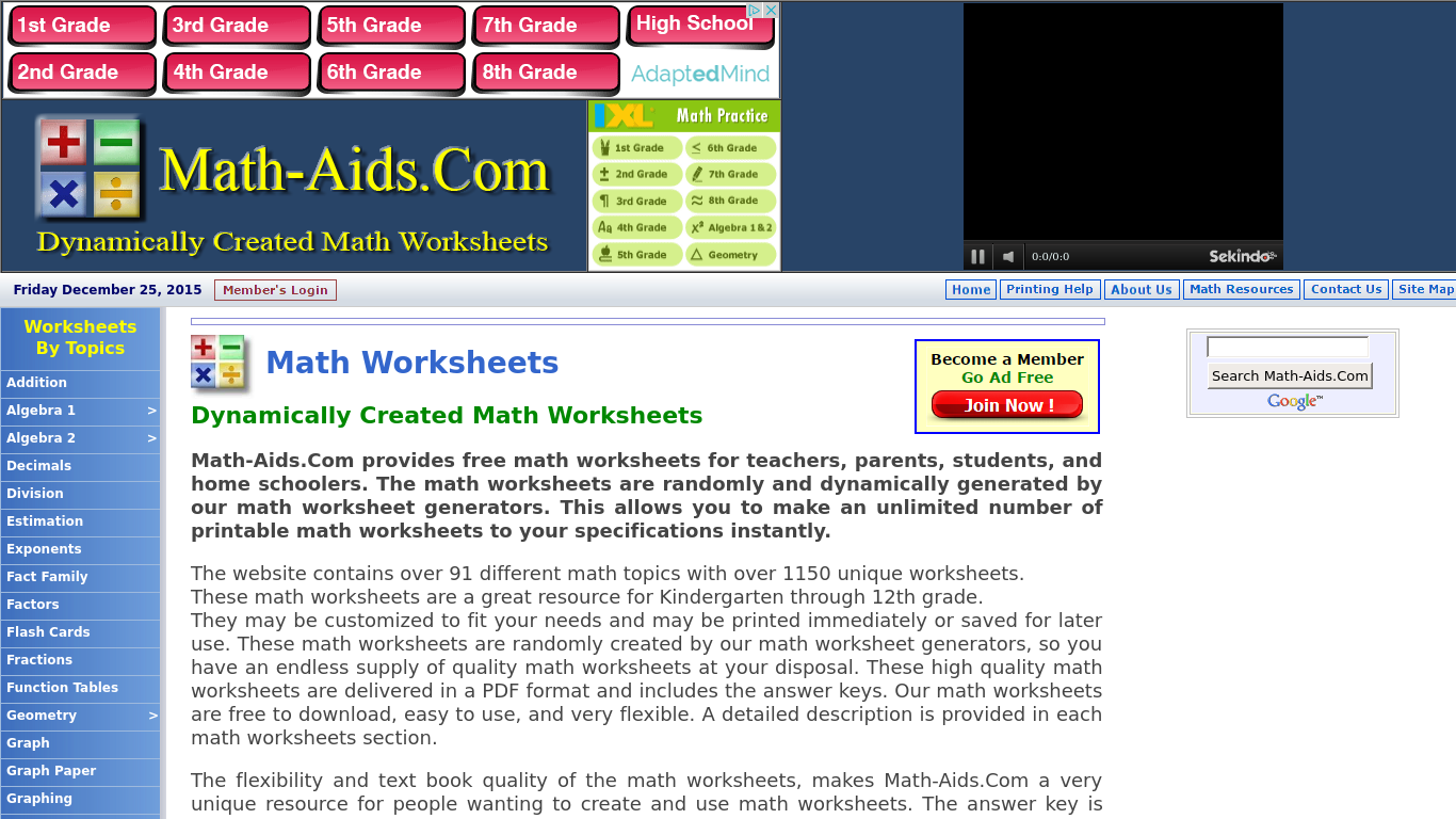 Math Aids math-aids